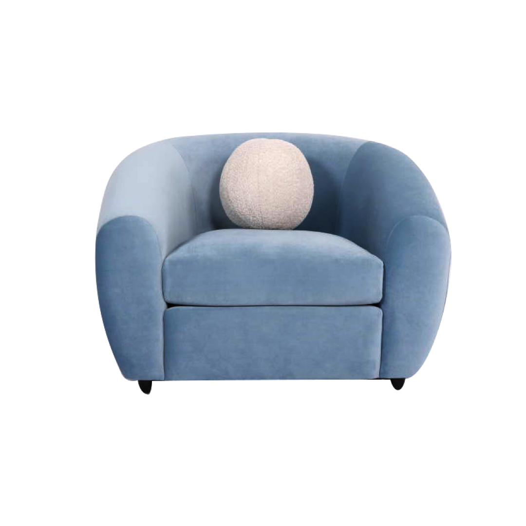 Blue Velvet Chair | Modern Blue Chair | dianastore.net – DIANA STORE
