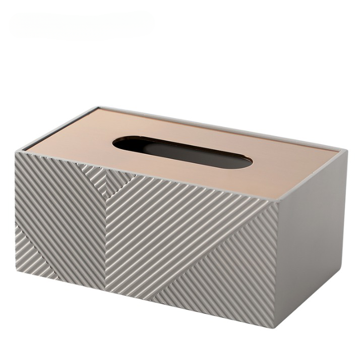 Geomatic Beige Tissue Box – DIANA STORE